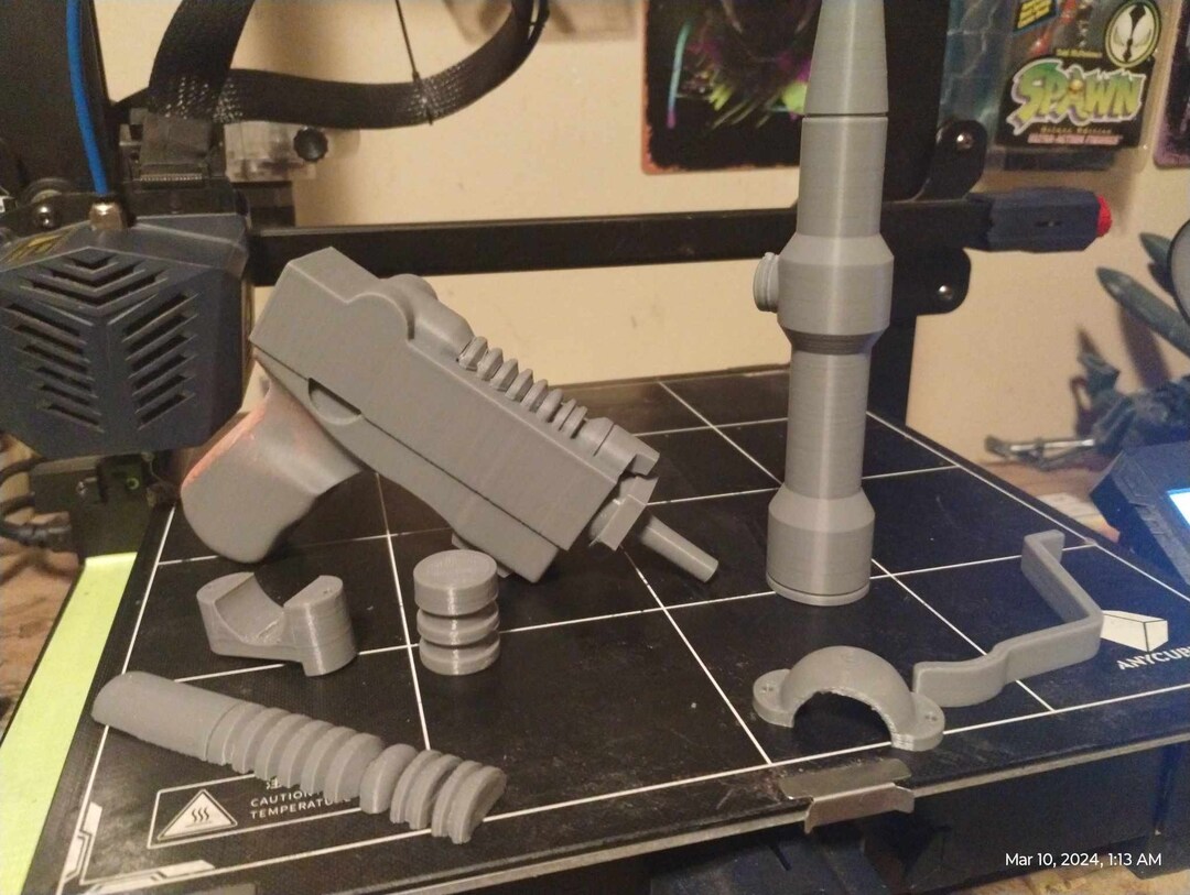 1/1 Scale Scout Trooper Blaster DIY Kit Cosplay Accessory 3D Printed ...