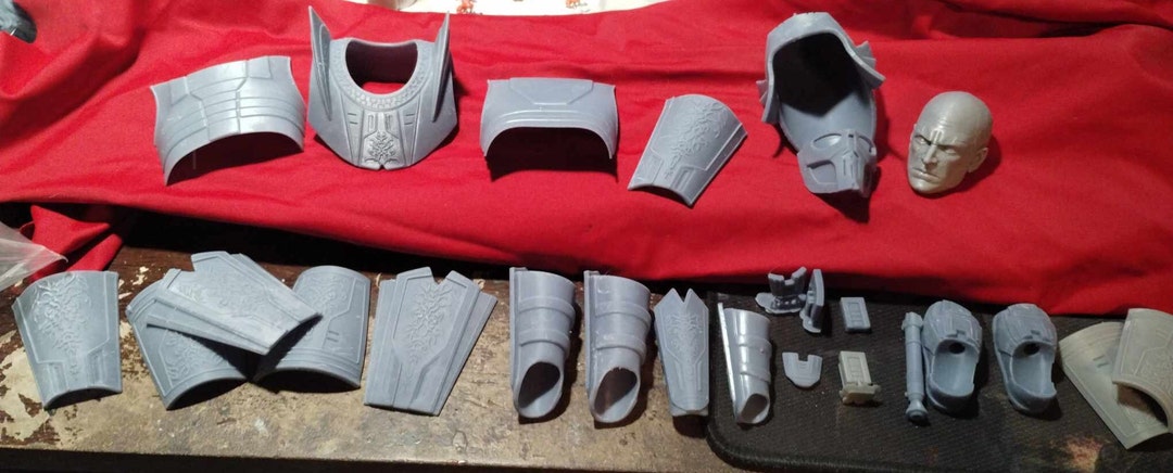 1/6 Darth Bane Armor Set Custom Action Figure Accessory Resin 3D ...