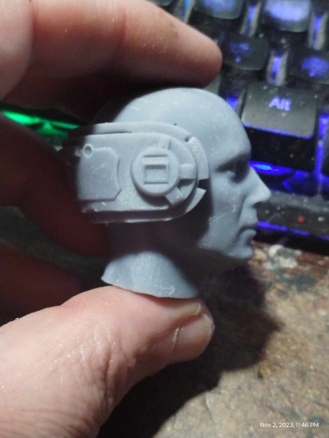 1/6 Lobot Head Sculpt Custom Action Figure Accessory Resin - Etsy