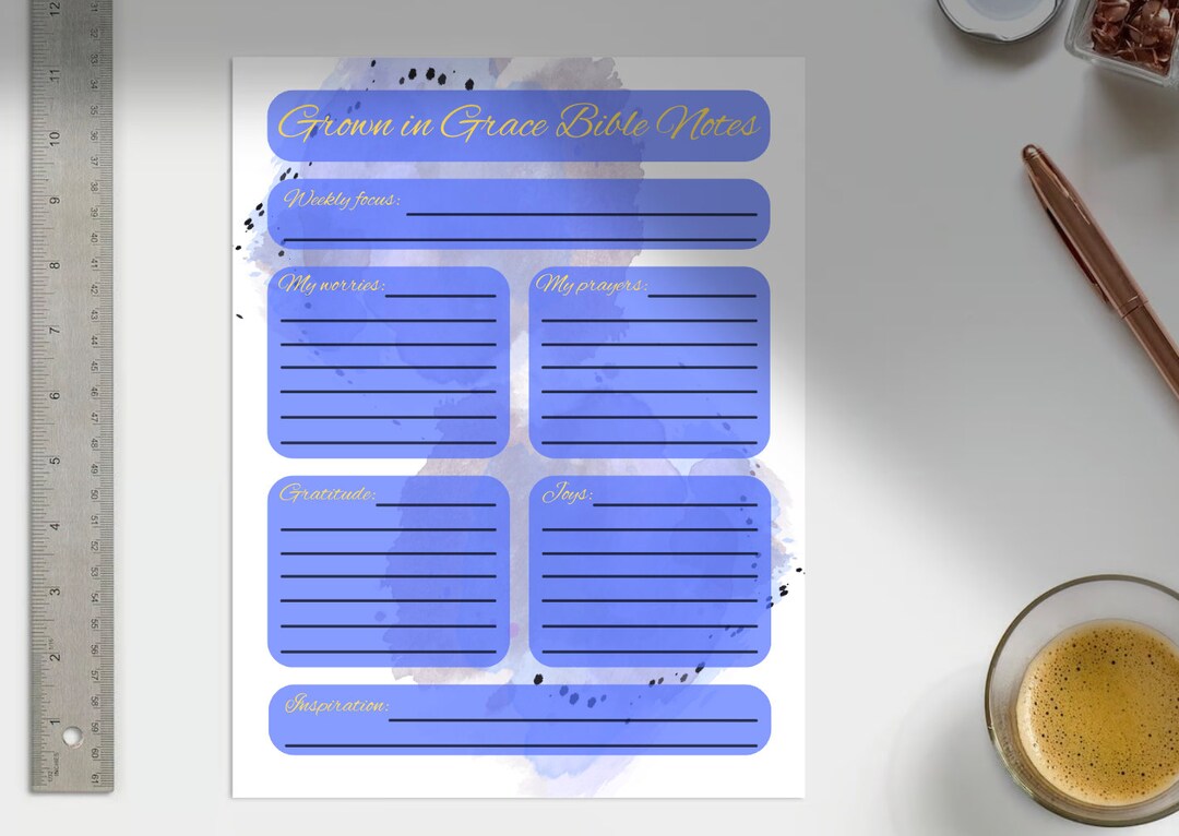 Printable Bible Notes | Bible Study Guide | Weekly Outline | Scripture ...