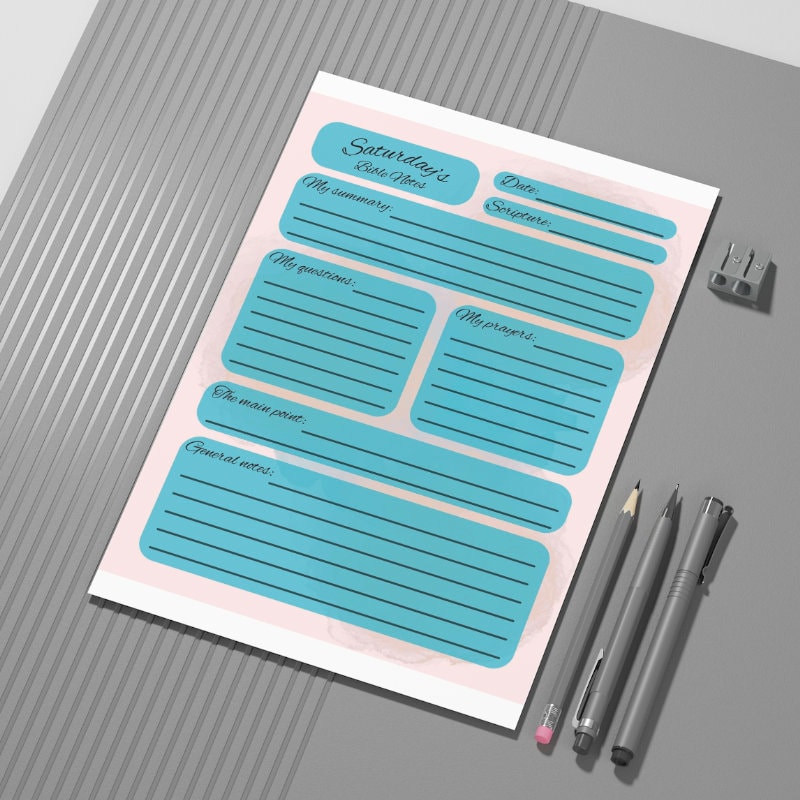 Printable Bible Notes | Bible Study Guide | Weekly Outline | Scripture ...