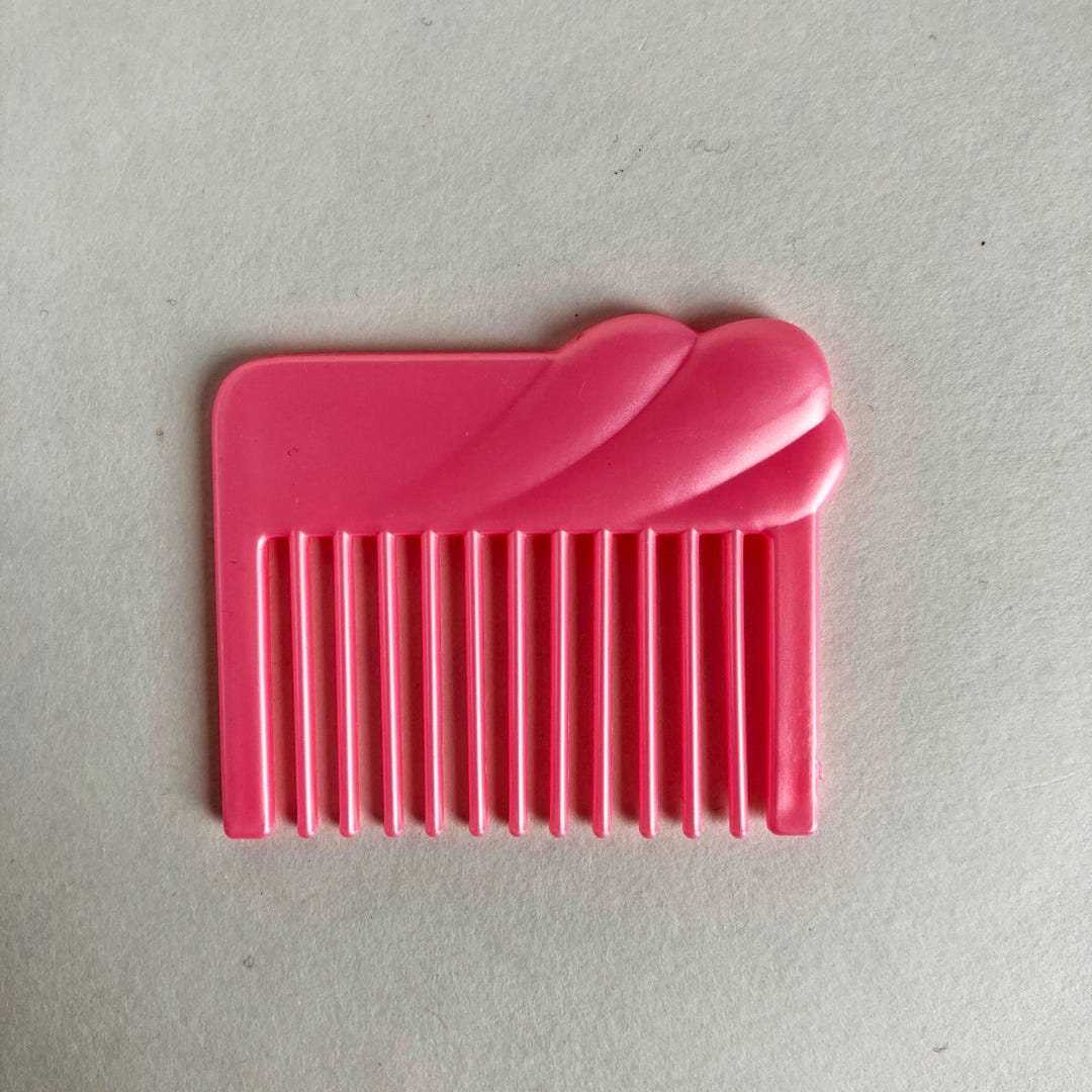 Vintage Superstar Barbie Hair Comb 1989, Pink Barbie Comb, Vintage ...