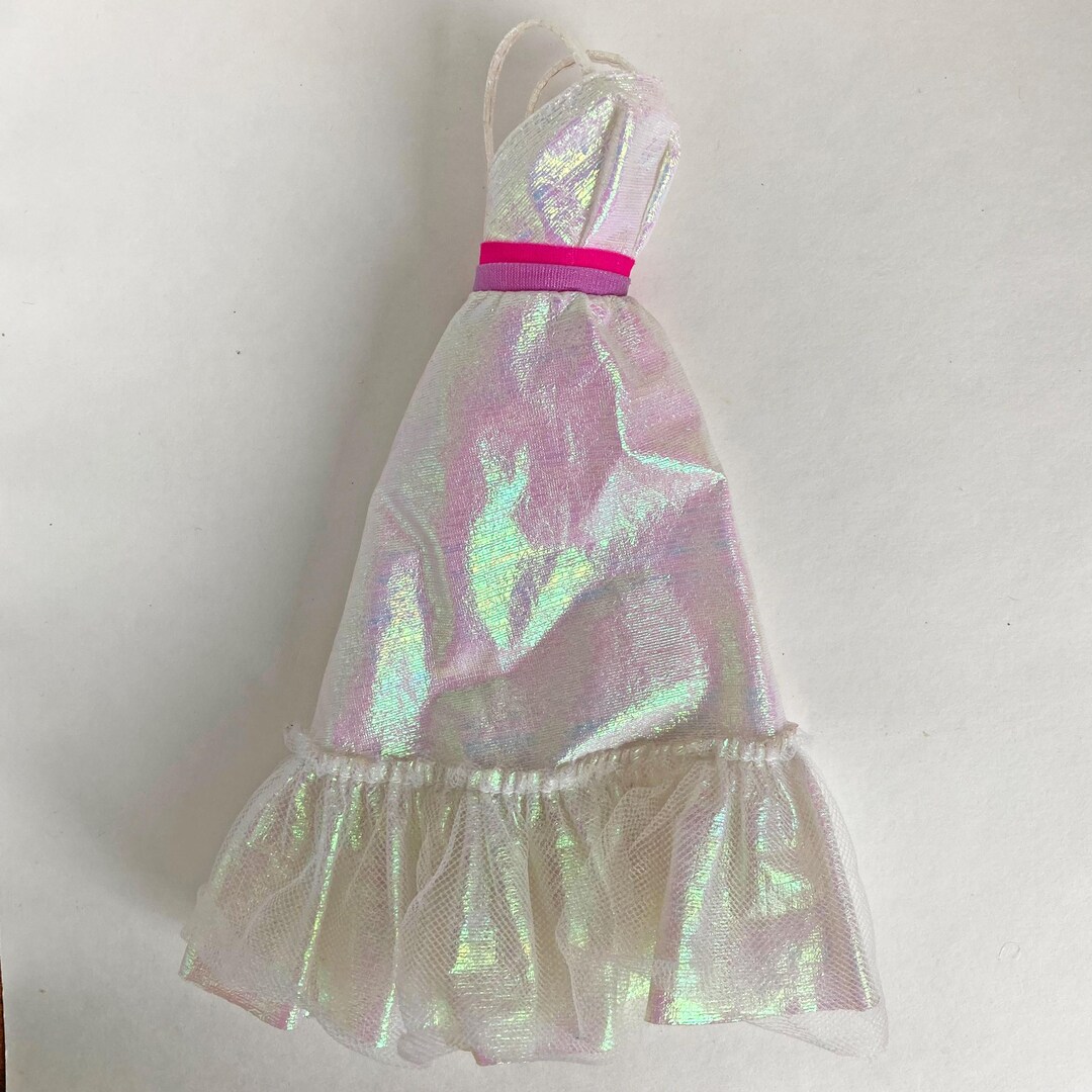 1983 Vintage Crystal Barbie Dress: Mattel Fashion Doll Clothes - Etsy