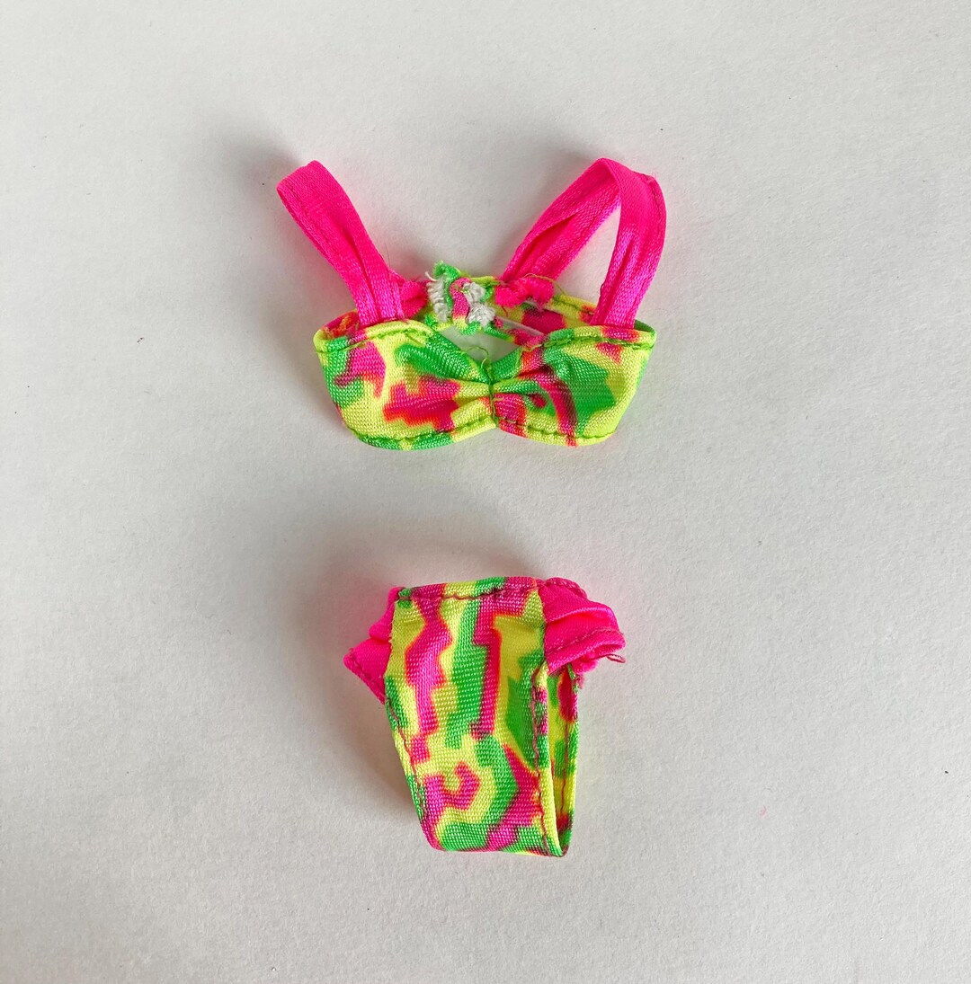1990 Hawaiian Fun Barbie Bathing Suit, Barbie Clothes, Vintage Genuine ...