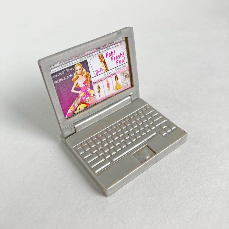 Barbie Laptop - Etsy