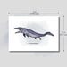 MOSASAURUS 5x7 DINOSAUR Art Print Home Decor of Dinosaur Artwork for ...