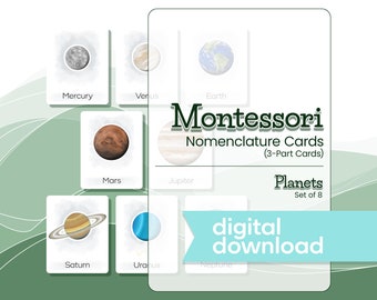 Montessori Nomenclature Cards ILLUSTRATED VEGETABLES, Montessori ...