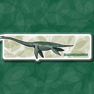 ELASMOSAURUS DINOSAUR BOOKMARK for Kids Dinosaur Gift for Bookworms ...