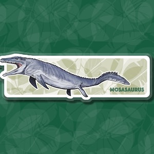 MOSASAURUS DINOSAUR BOOKMARK for Kids Dinosaur Gift for Bookworms, Gift ...