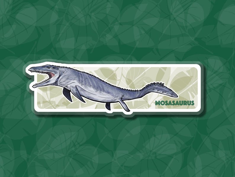 MOSASAURUS DINOSAUR BOOKMARK for Kids Dinosaur Gift for Bookworms, Gift ...