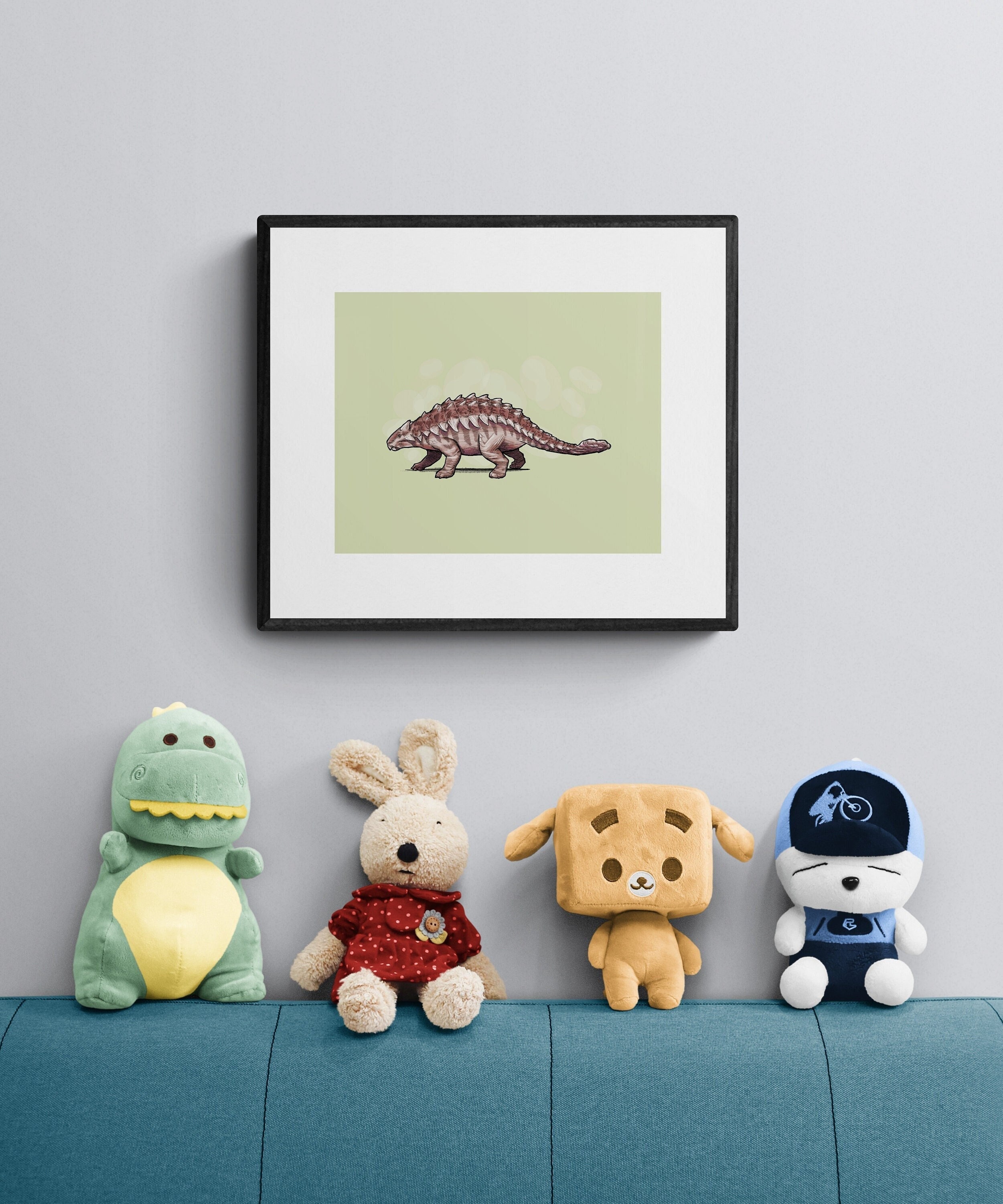 ANKYLOSAURUS Dinosaur Print, Printable Art Print, Digital Art Print ...