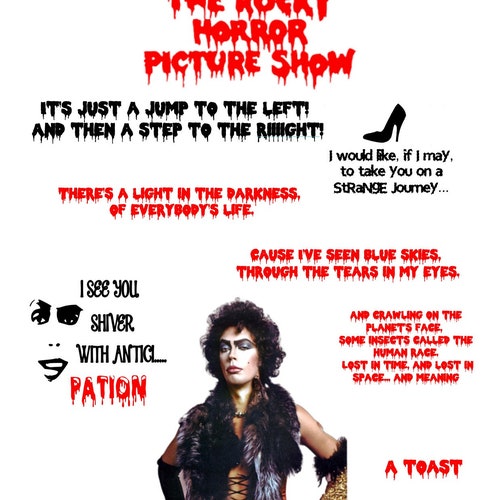 The Rocky Horror Picture Show Svg Png Jpg Clipart - Etsy