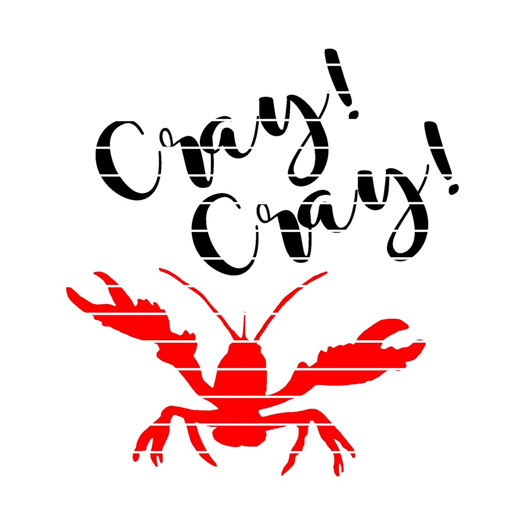 Cray Cray Crawfish Svg Png Dxf Jpeg Digital Download - Etsy