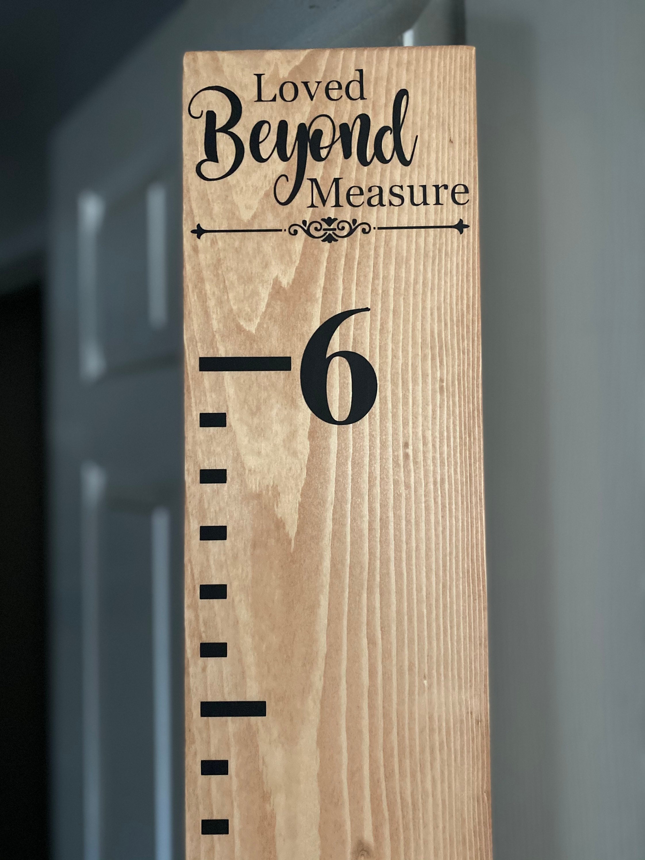 Growth chart Custom Growth Board Wall Ruler Growth Chart | Etsy