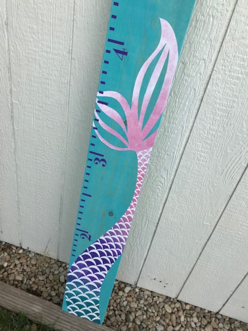 Mermaid Growth Chart Board - Etsy
