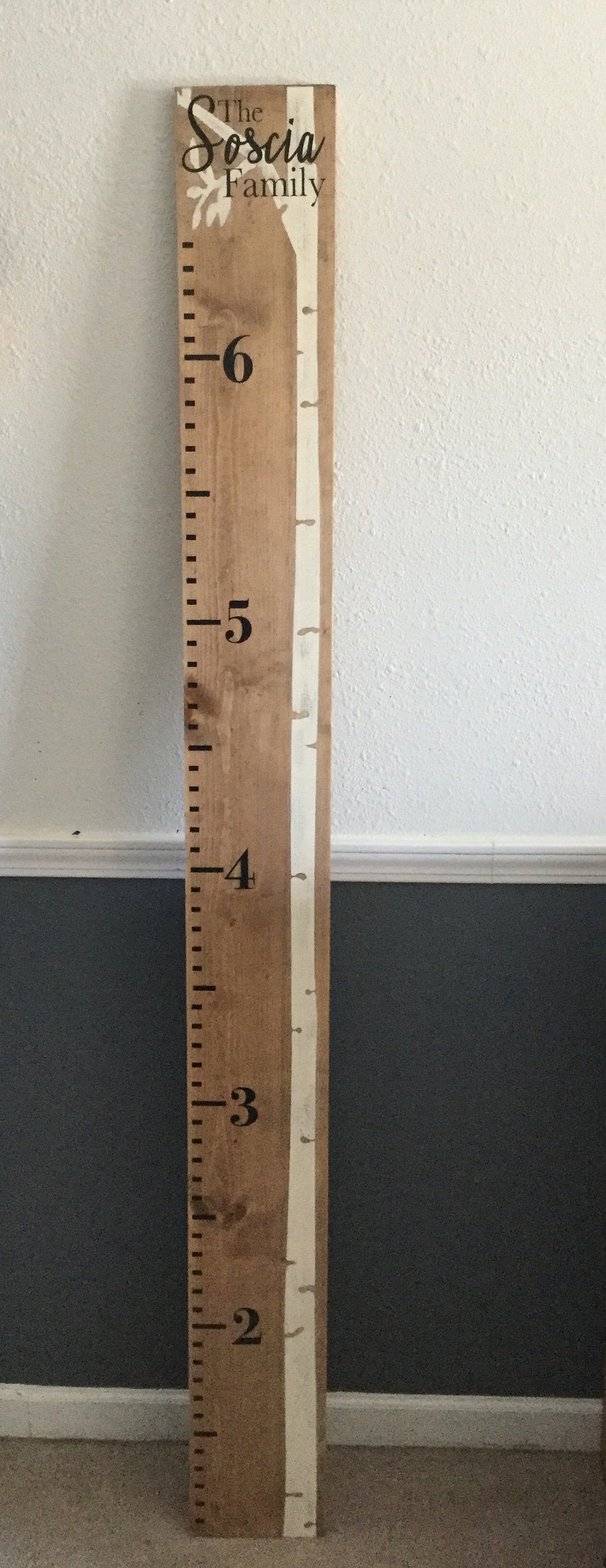 Growth Chart Custom Wall Ruler Wall Growth Chart Wall - Etsy
