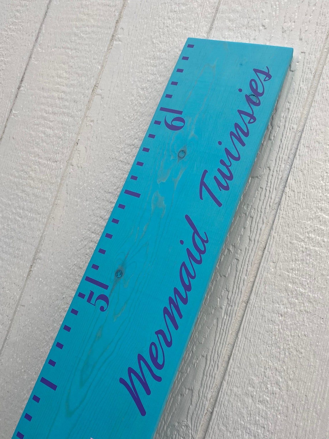 Mermaid Growth Chart Board | Etsy