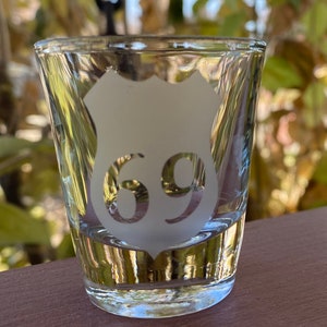 Etched Police Badge Shot Glass: Custom Number, Police Officer Gift - Etsy