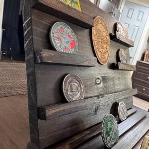 Desktop Custom Challenge Coin Display: Police, Firefighter, Military ...