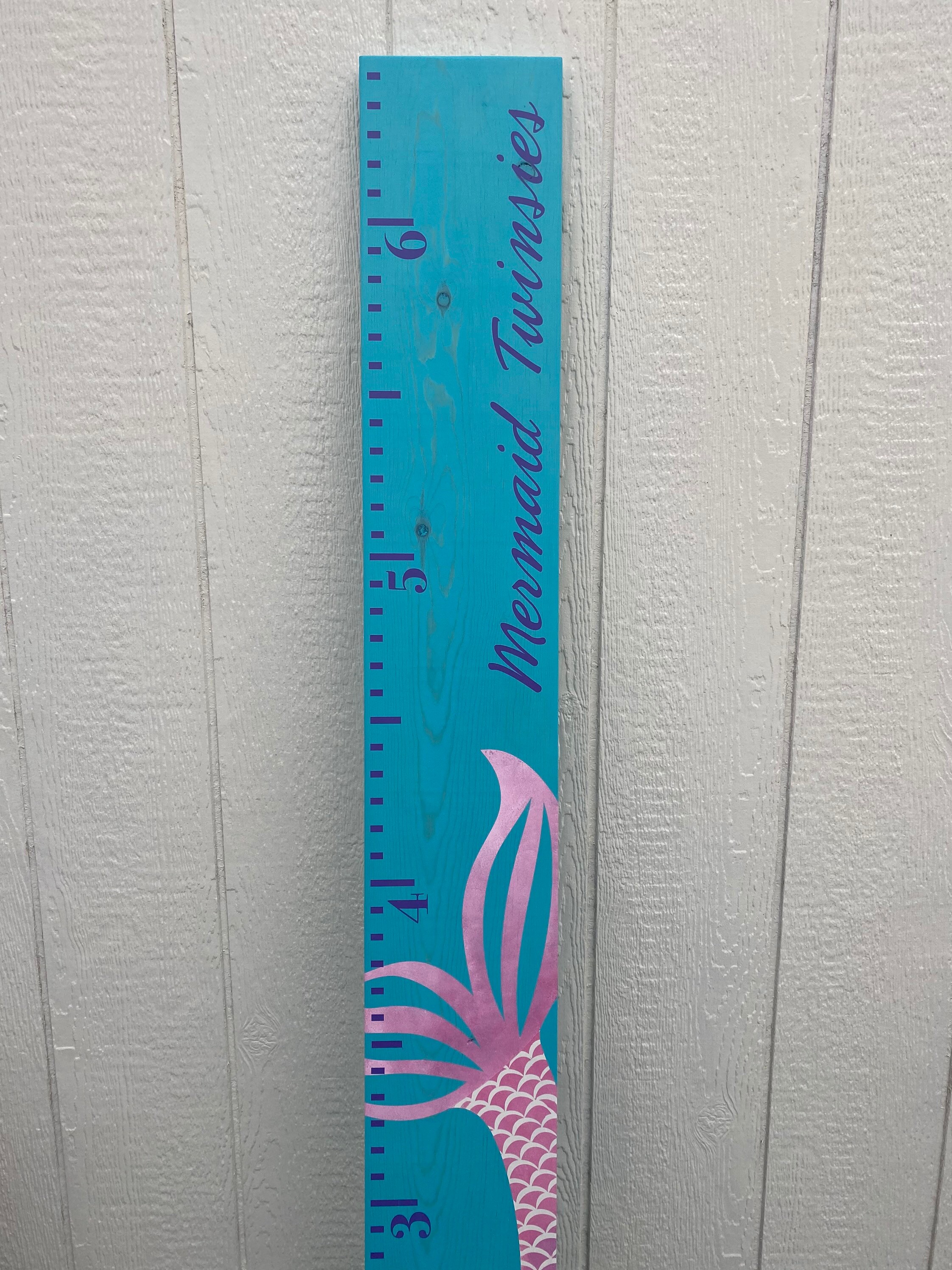 Mermaid Growth Chart Board | Etsy