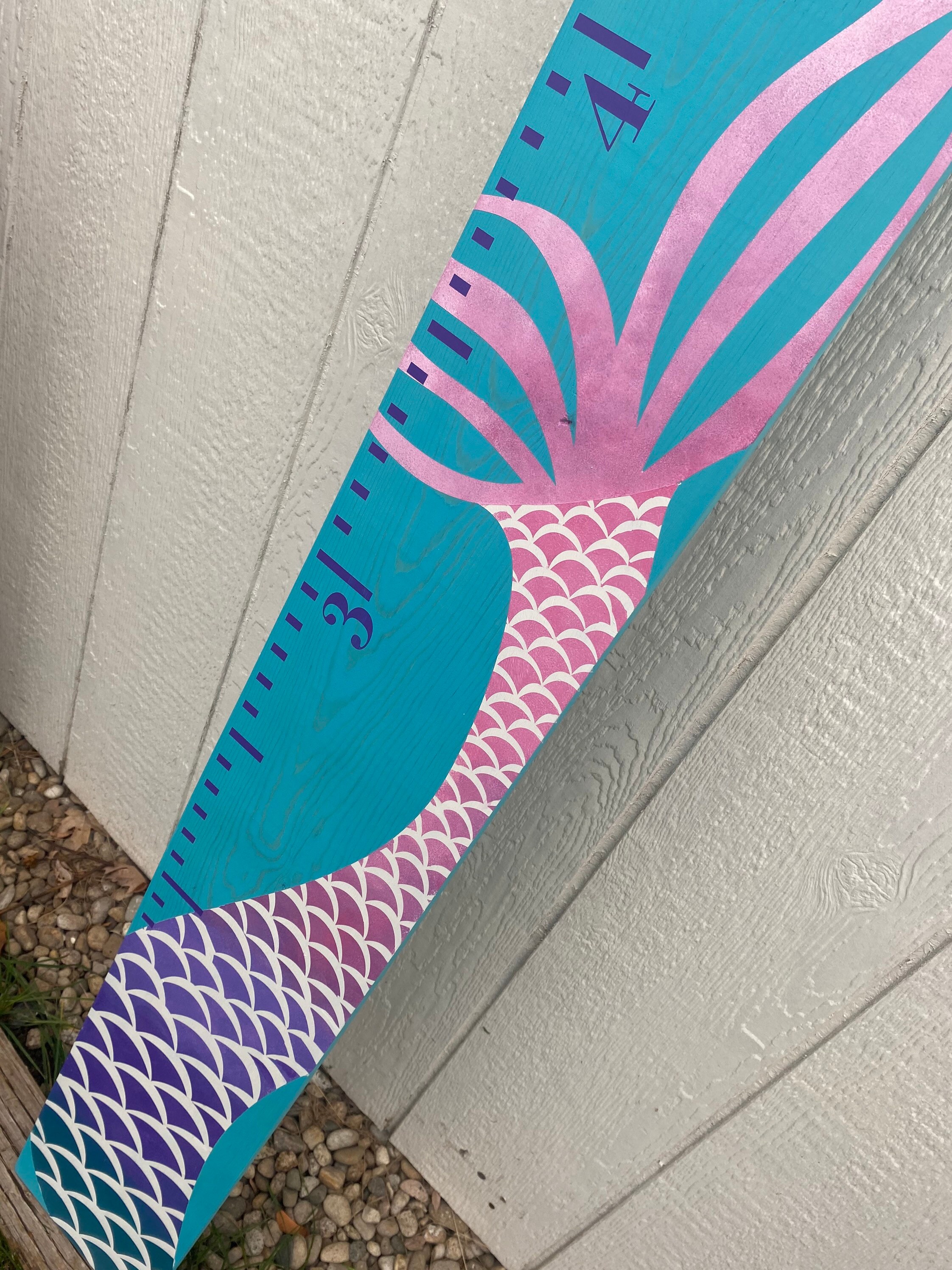 Mermaid Growth Chart Board | Etsy