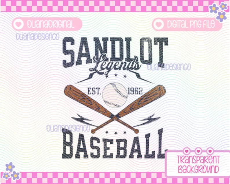 Sandlot Legends PNG Transparent Sublimation Dtf DIGITAL DOWNLOAD - Etsy