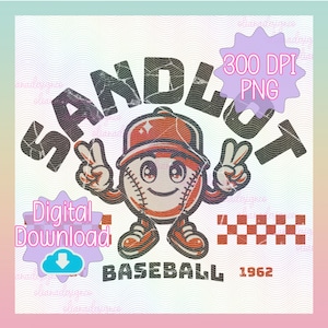 Sandlot Happy Sport PNG Transparent Sublimation Dtf DIGITAL DOWNLOAD ...