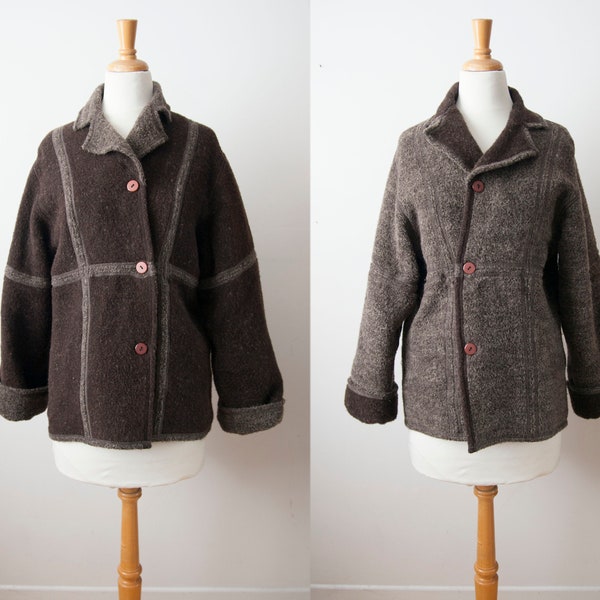 Wool Blend Coat - Etsy