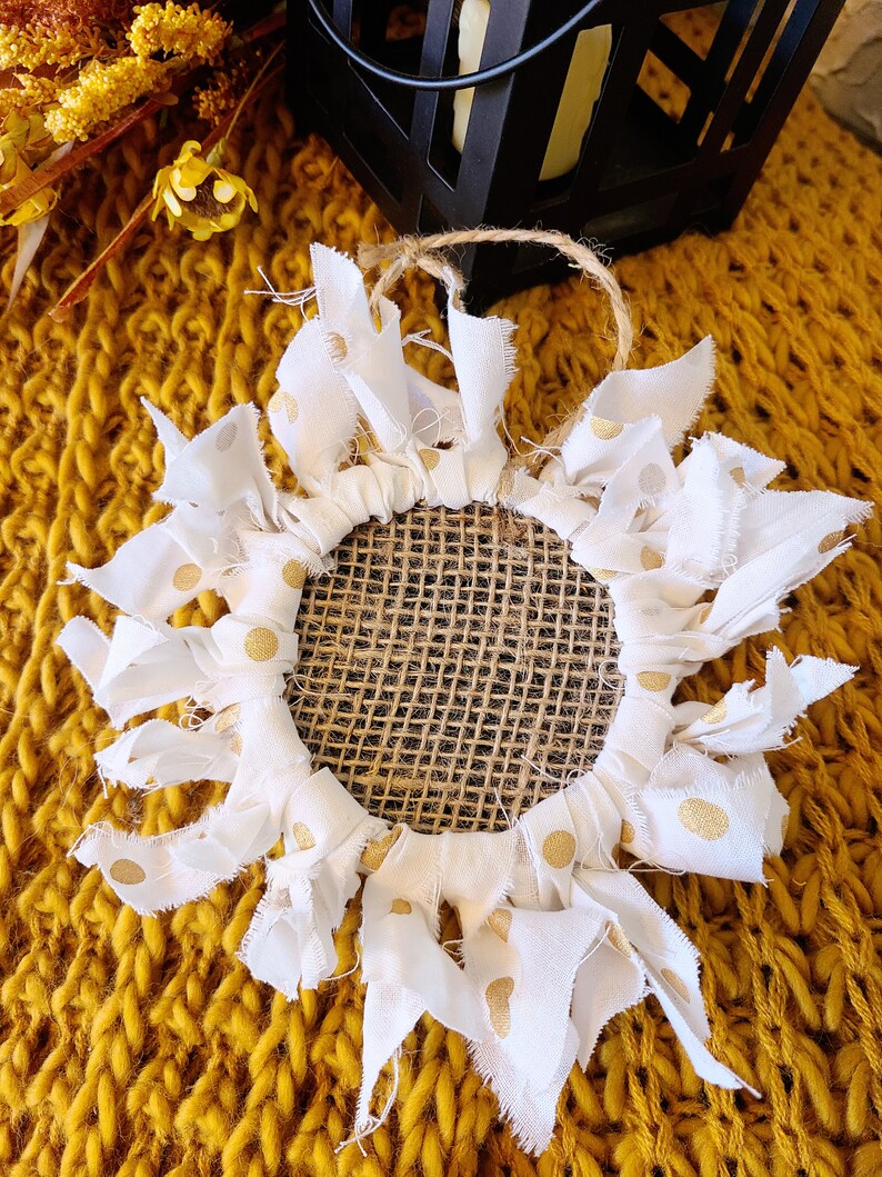 Sunflowers | Rag Flowers | Canning Ring Flowers - Etsy