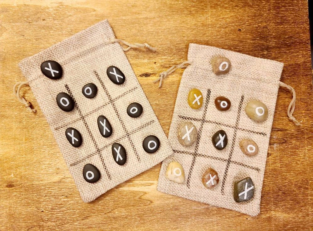 Tic Tac Toe Bag Travel Bag Kid's Game - Etsy