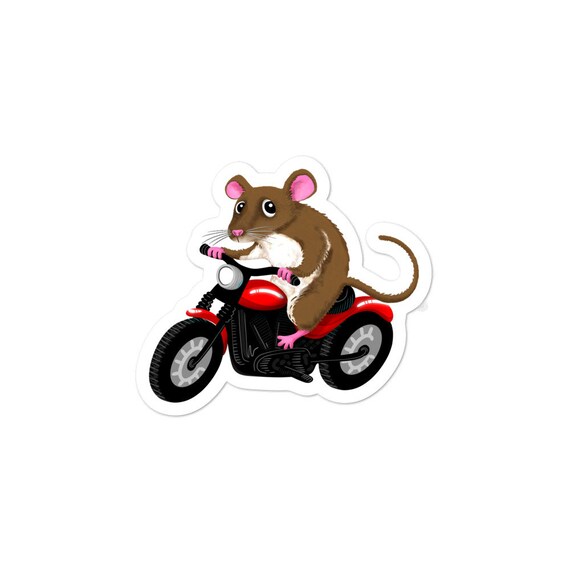 Ralph S. Mouse Beverly Cleary Motorcycle Mouse Sticker | Etsy