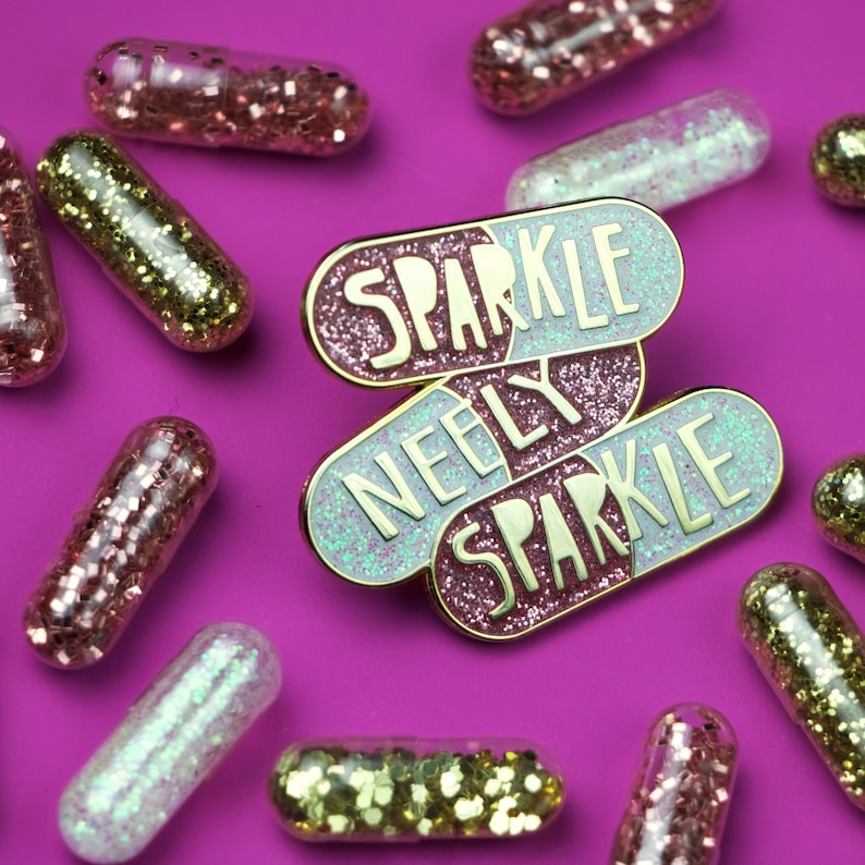 SPARKLE NEELY SPARKLE - Enamel Pin - Valley of the Dolls - Etsy