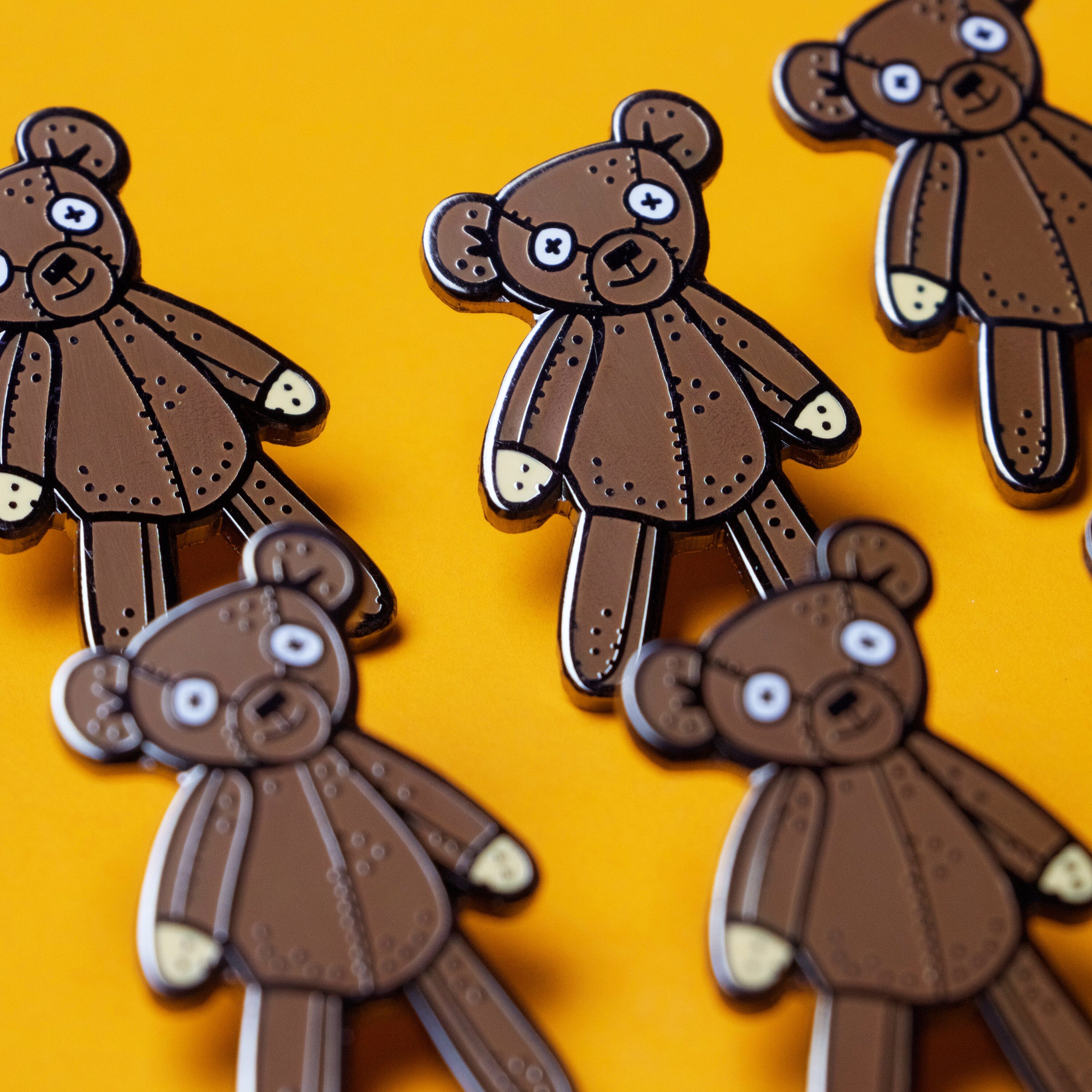 TEDDY Enamel Pin Mr. Bean | Etsy