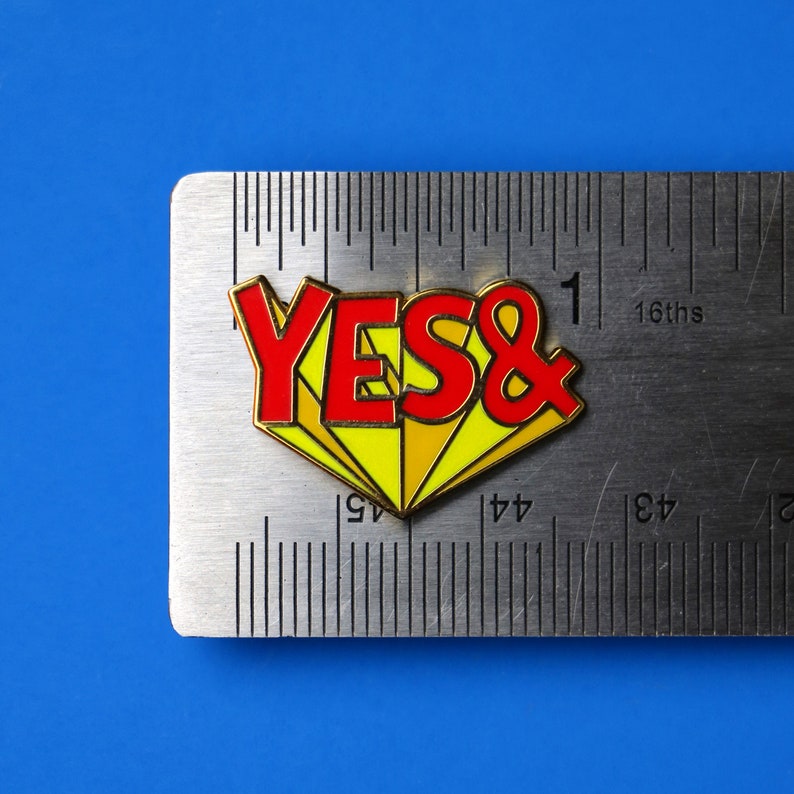 YES& Enamel Pin - Etsy