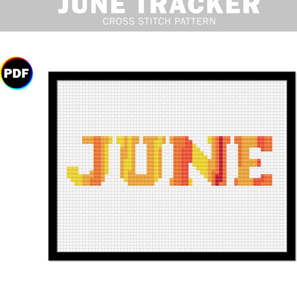 Mood Tracker Cross Stitch - Etsy