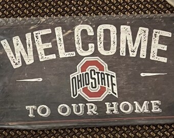 Ohio State Welcome Signs - Etsy