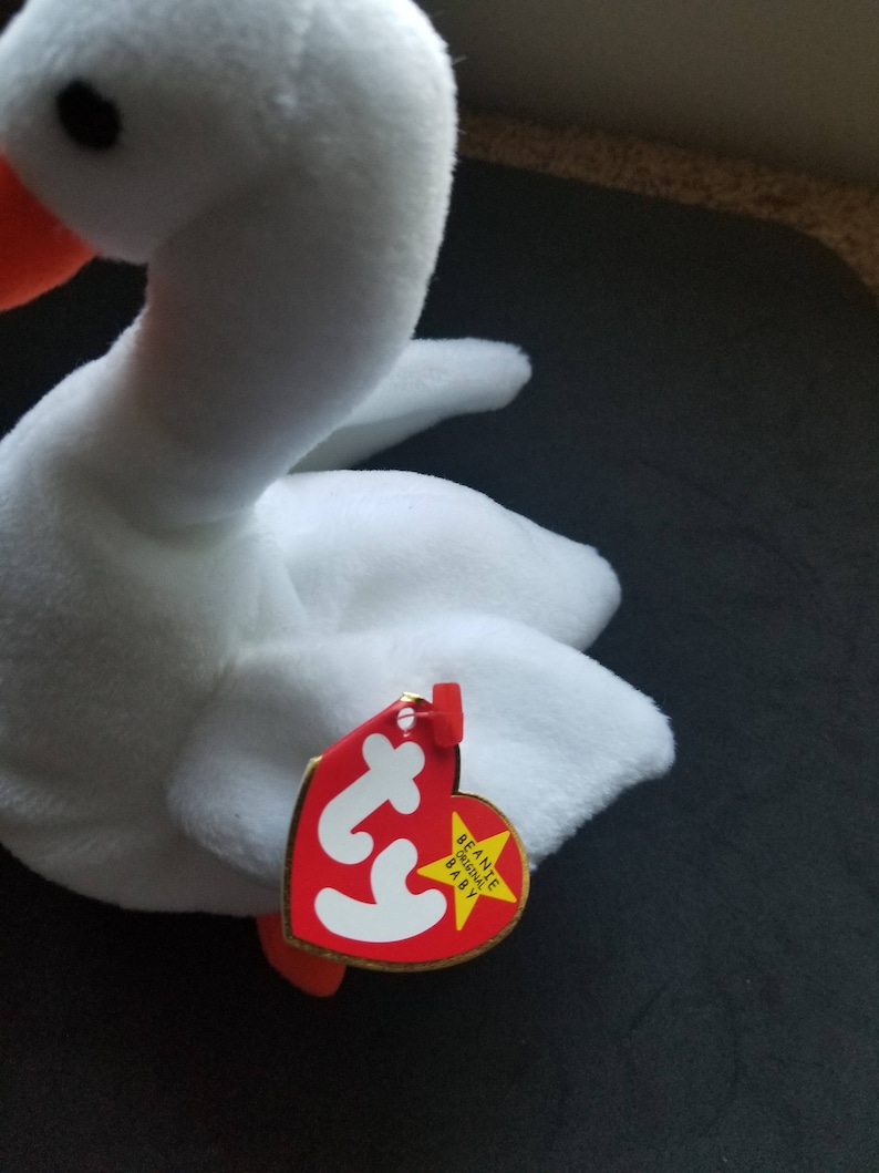 TY Beanie Babies Gracie the White Swan/ Retired 1998 /vintage - Etsy