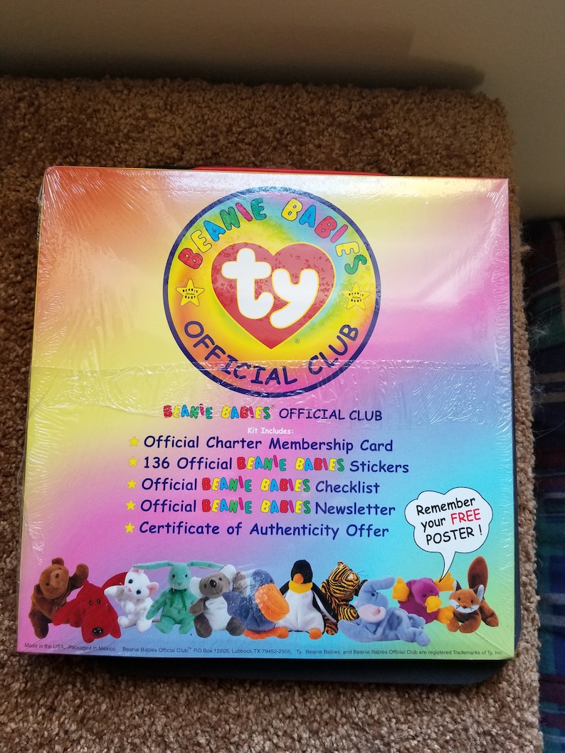 Ty Beanie Babies Official Membership Club Kit First Edition | Etsy