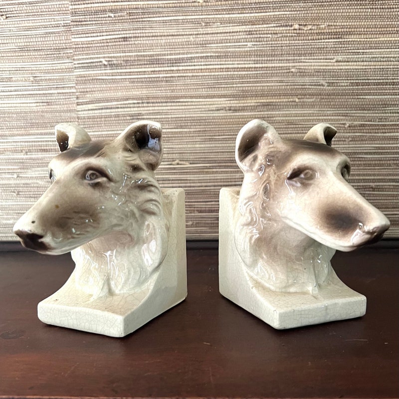 Dog Bookends - Etsy
