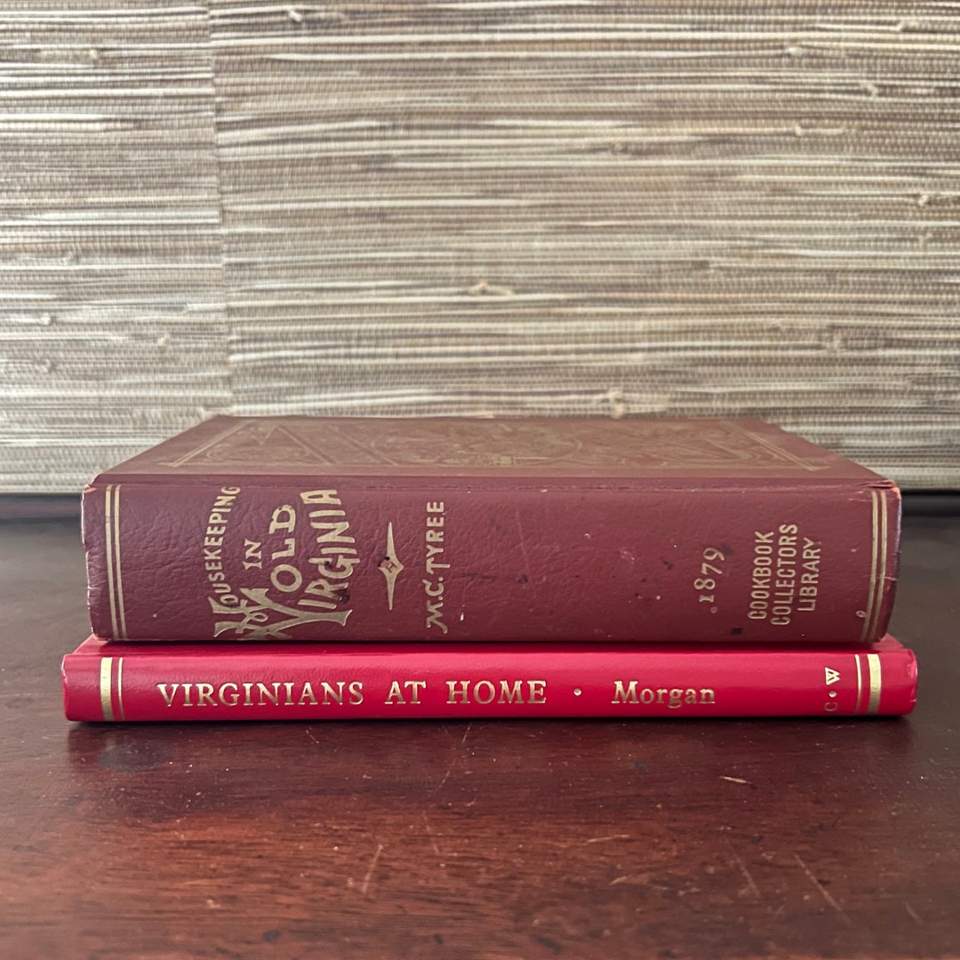 Vintage Virginia-theme Books With Red Covers | Virginia State History ...