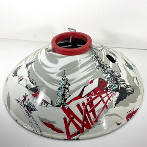 Coloramic Tin Litho Christmas Tree Stand With Original Box - Etsy