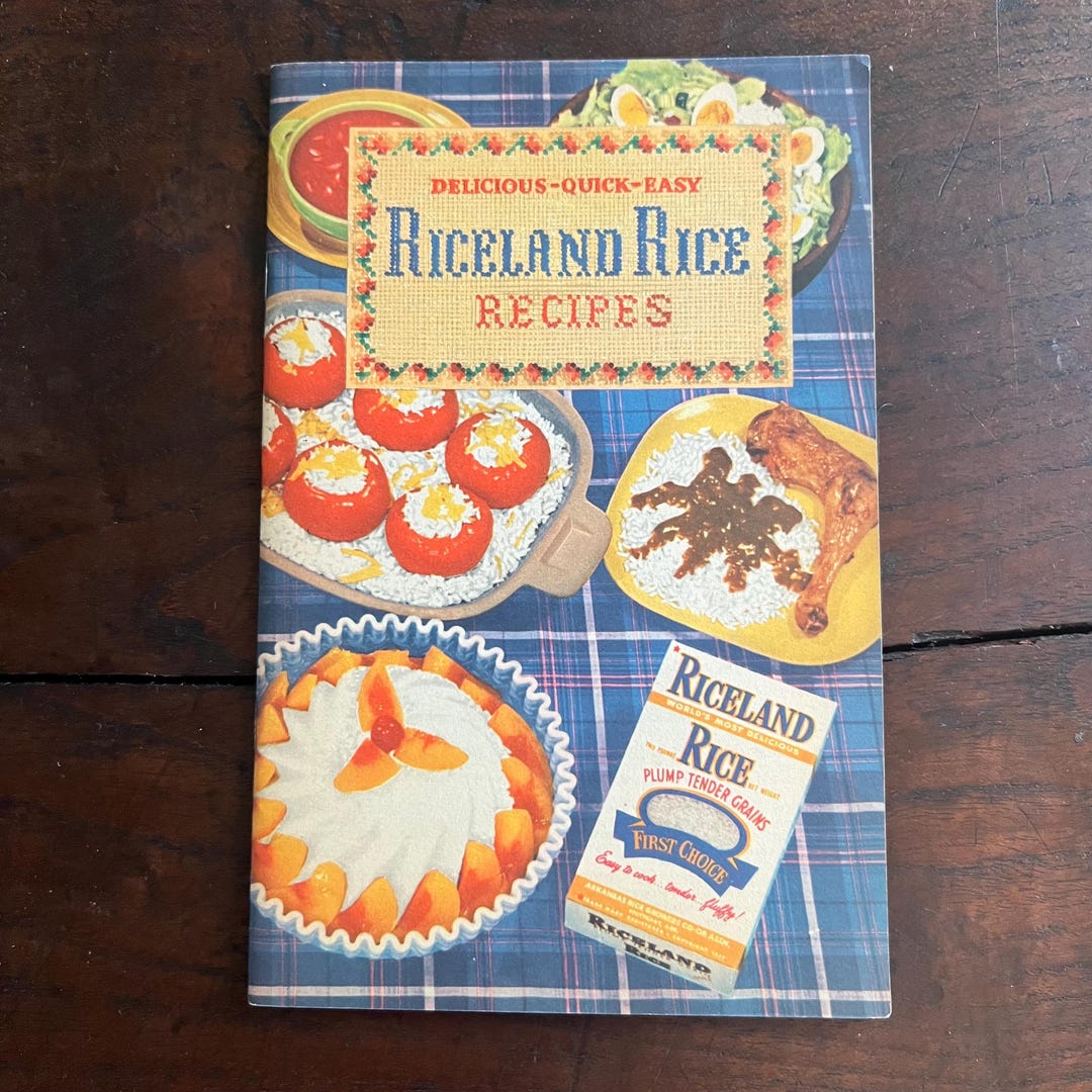 Vintage 1952 Riceland Rice Recipe Booklet | - Etsy