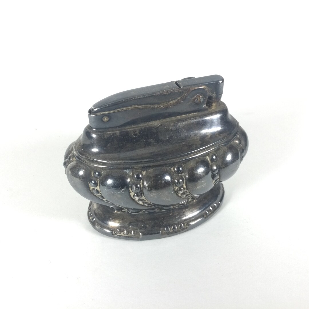 Vintage Ronson Crown Silver Plate Table Lighter - Etsy