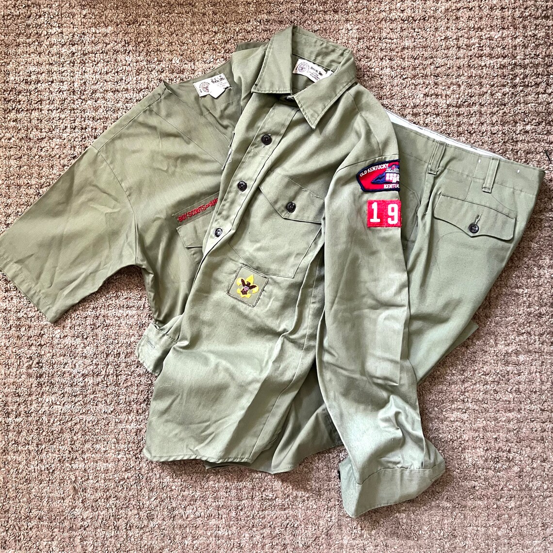 Vintage Boy Scout Uniform | Boy Scouts of America BSA Troop 192 - Etsy