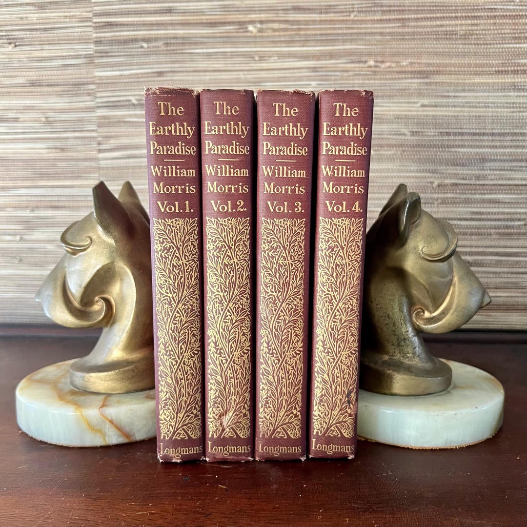 The Earthly Paradise by William Morris | 1905 Four-volume Set Longmans ...