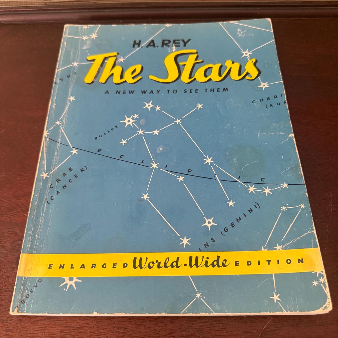 Vintage the Stars Book by H.A. Rey | Young Astronomer Space Astronaut ...