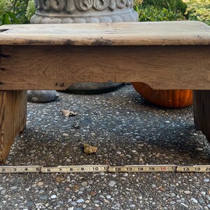 Antique Farrier’s Stool or Small Rustic Wood Bench | Vintage Farmhouse ...