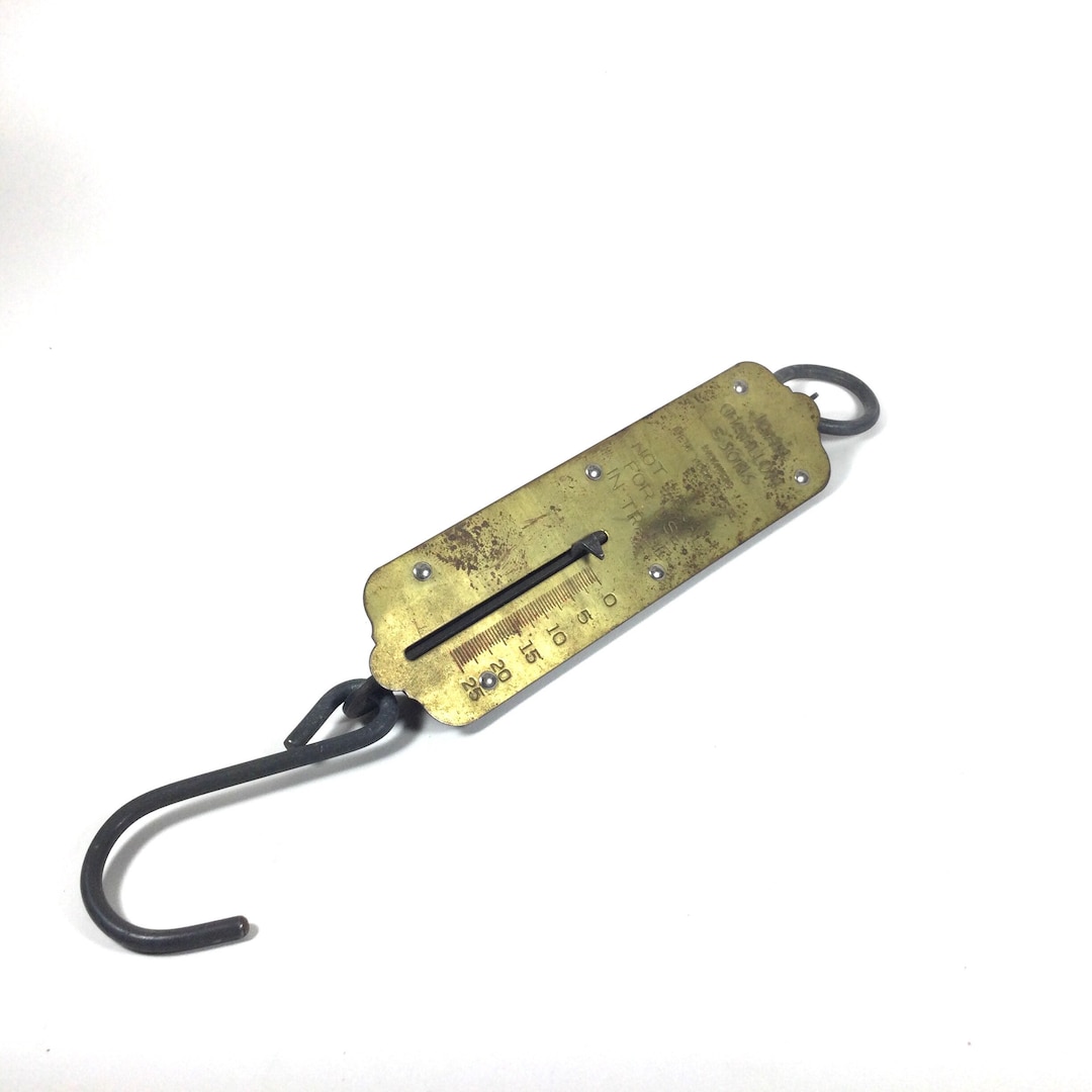 Vintage Chatillon Hanging Scale - Rustic Country Farmhouse Industrial ...