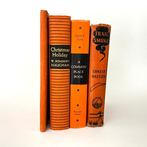 Blue And Orange Book Stack