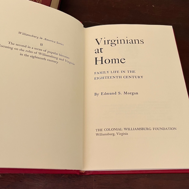 Vintage Virginia-theme Books With Red Covers | Virginia State History ...